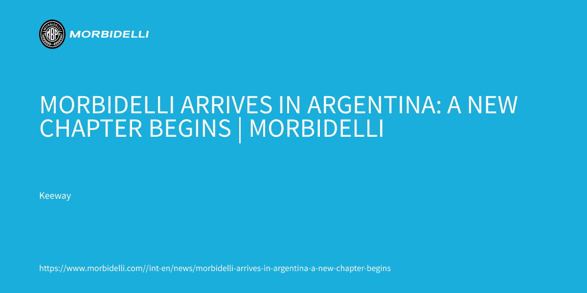 Morbidelli Arrives in Argentina: A New Chapter Begins | Morbidelli